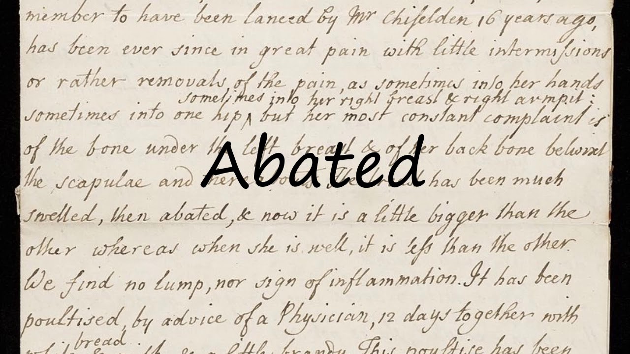 How to Pronounce Abated? - YouTube