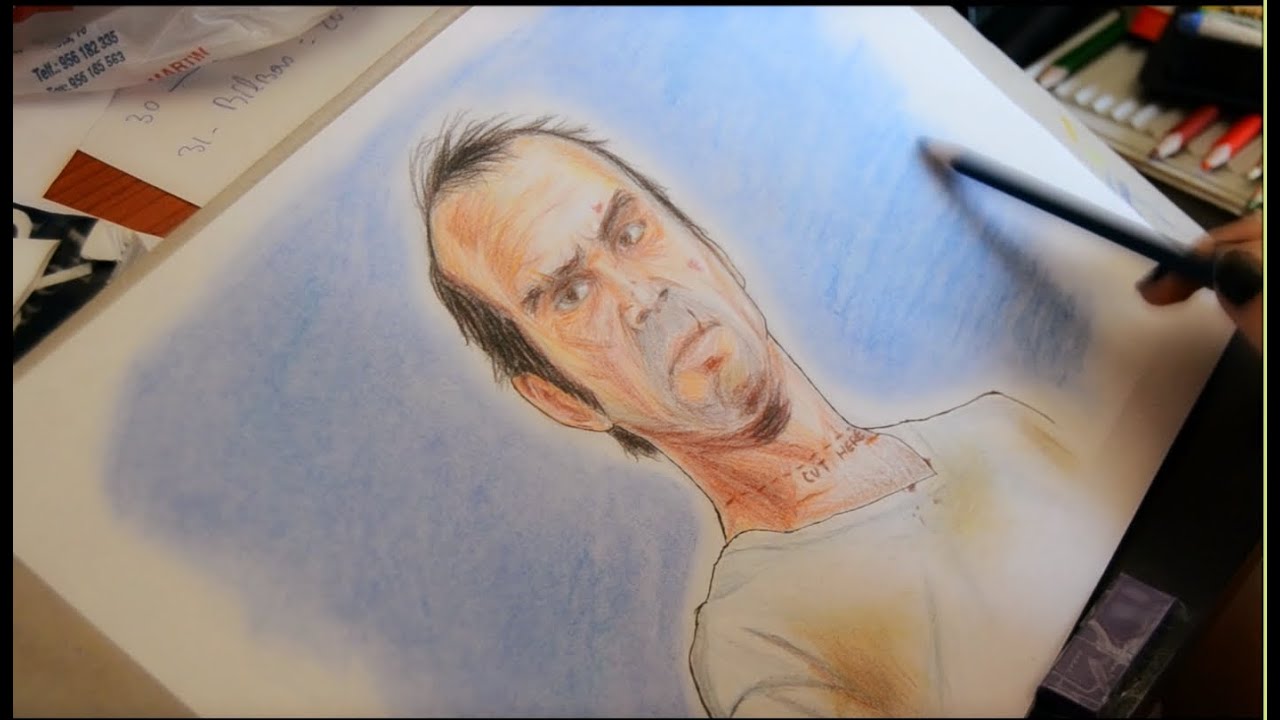 Trevor Phillips - GTA V (Drawing) - YouTube