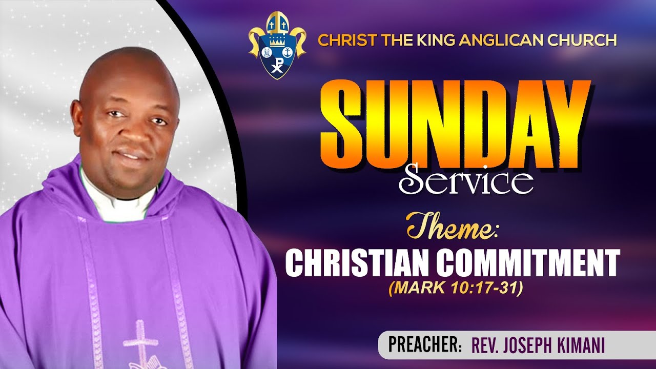 SUNDAY SERVICE: REV. JOSEPH KIMANI PREACHING ; CHRISTIAN COMMITMENT - YouTube