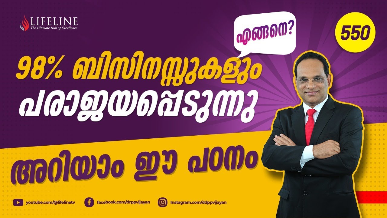 BUSINESS SUCCESS MINDSET | Dr PP Vijayan | Lifeline TV - YouTube