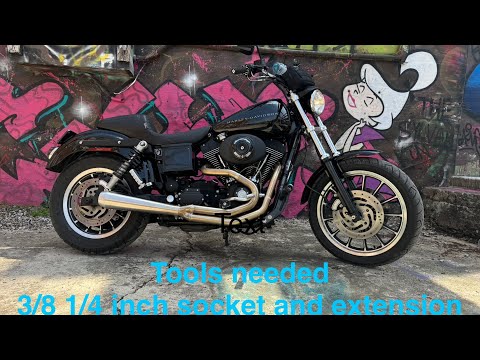 Early model Dyna rear motor mount install, the easiest way to do it ...