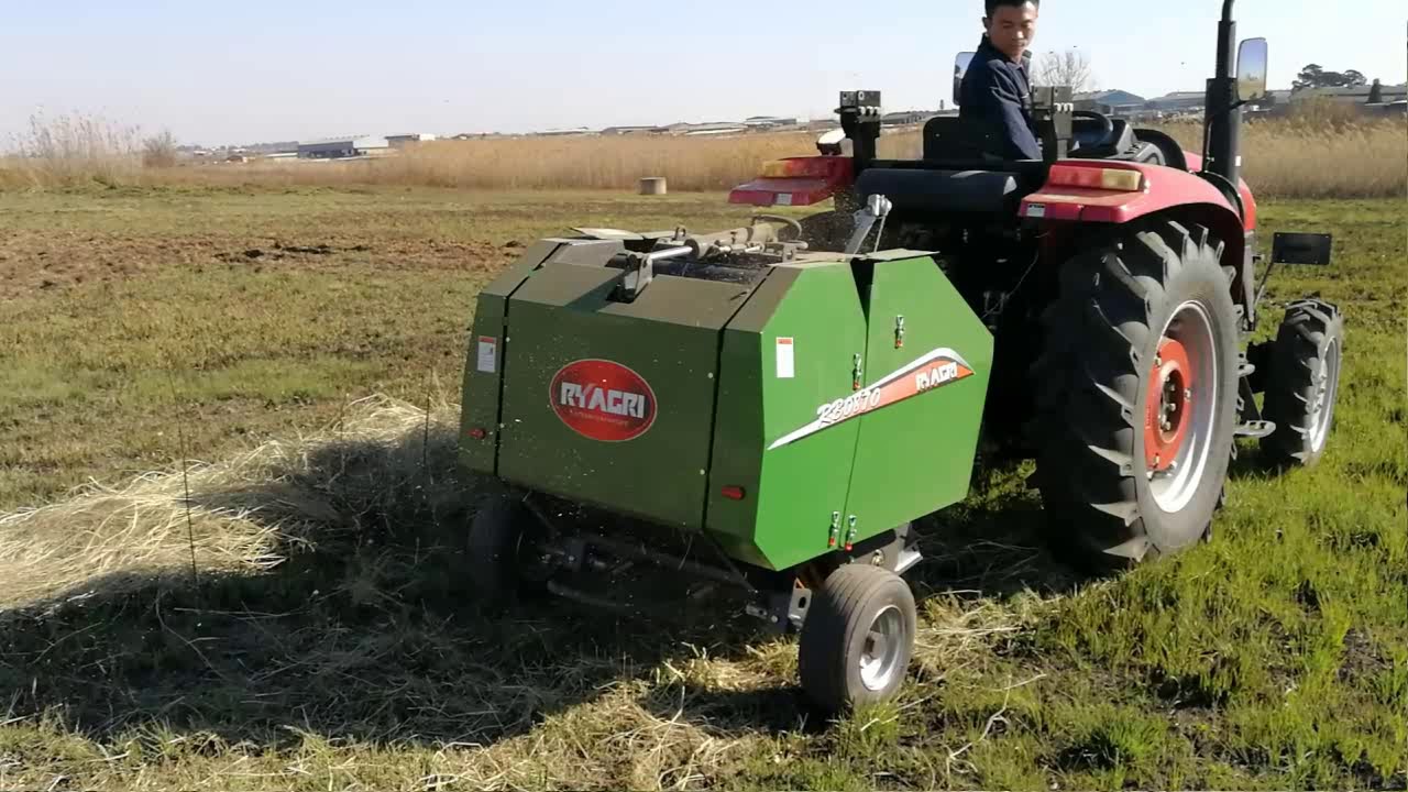RY0870 Mini Round Baler RY Agri - YouTube