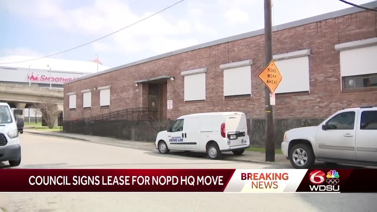 Council signs lease for NOPD HQ move - YouTube