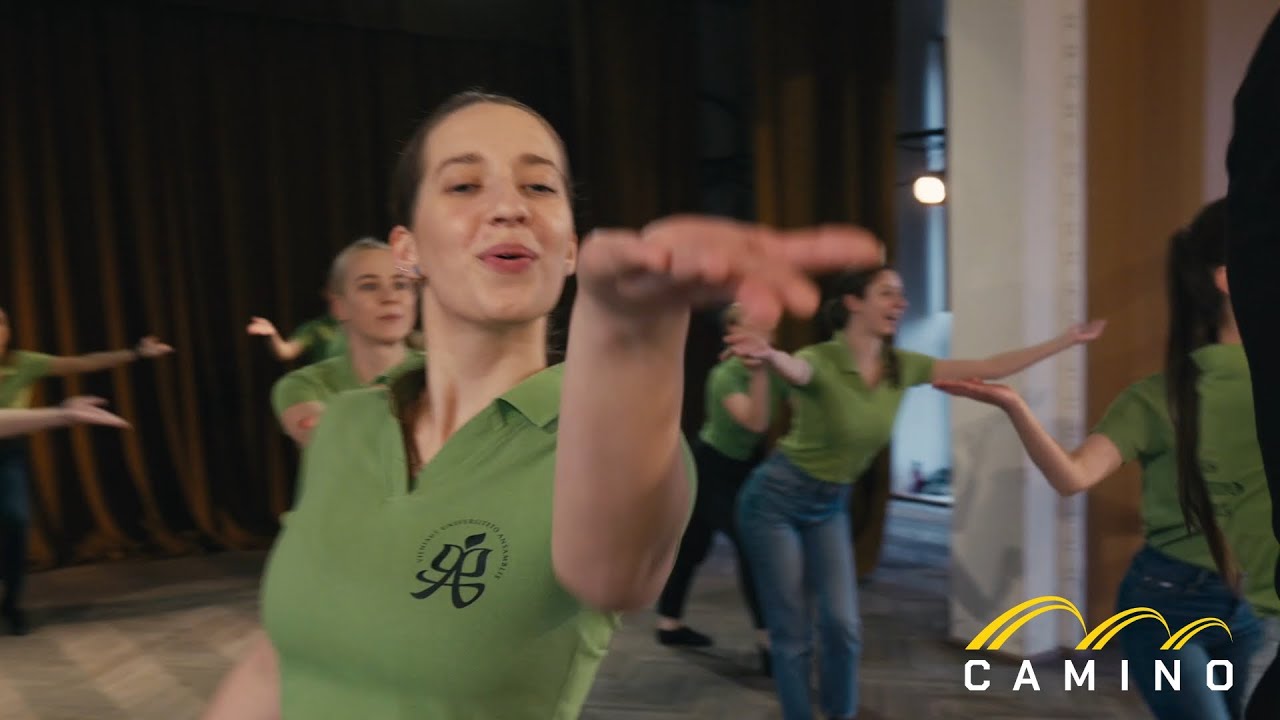 Camino project Europe in Action - Ode to Joy flashmob by Vilnius University - YouTube