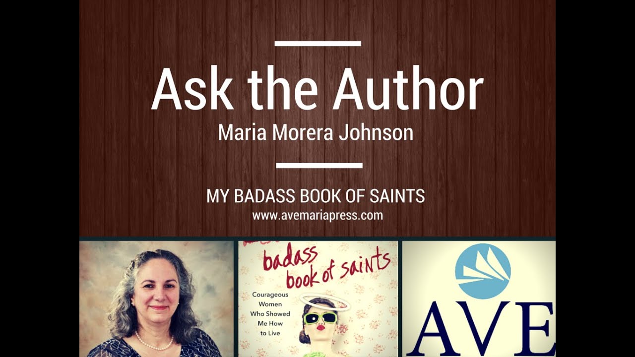 Live Q&A with Maria Johnson, Author of My Badass Book of Saints - YouTube