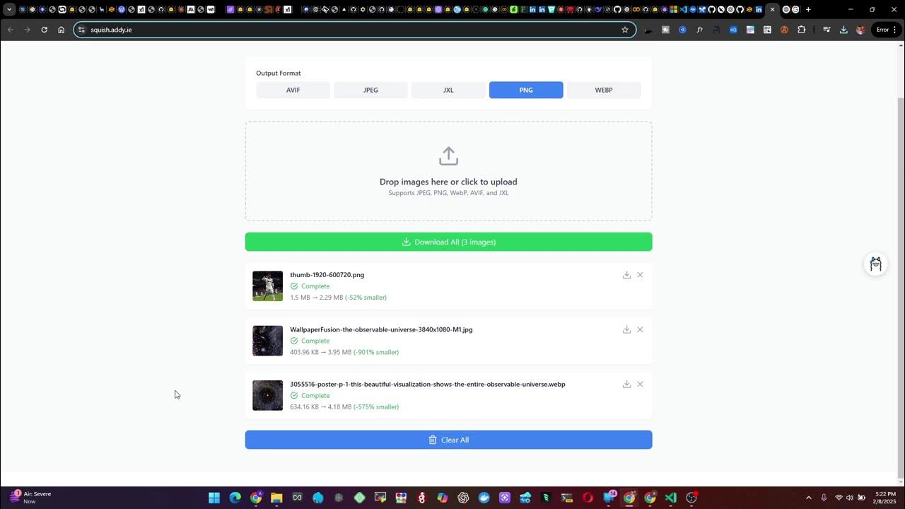 Squish: The Free Browser-Based Image Compression Tool - YouTube