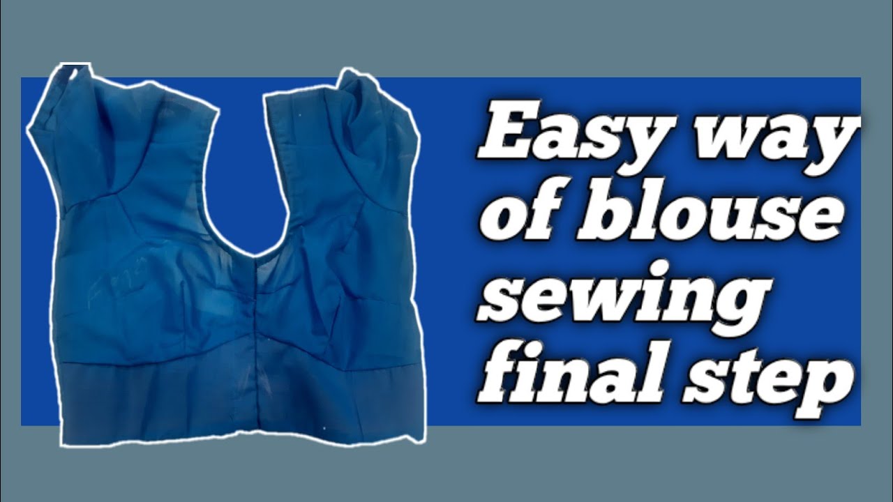 ''Easy way of blouse cutting and stitching step by step l @ extra ...