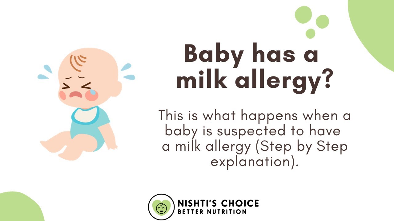 Baby has a milk allergy? Here's a step by step explanation of the ...