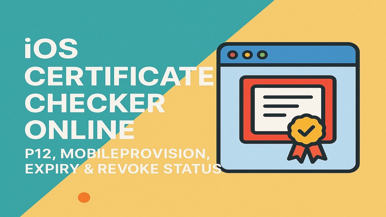 iOS Certificate Checker Online | P12, MobileProvision, Expiry & Revoke ...