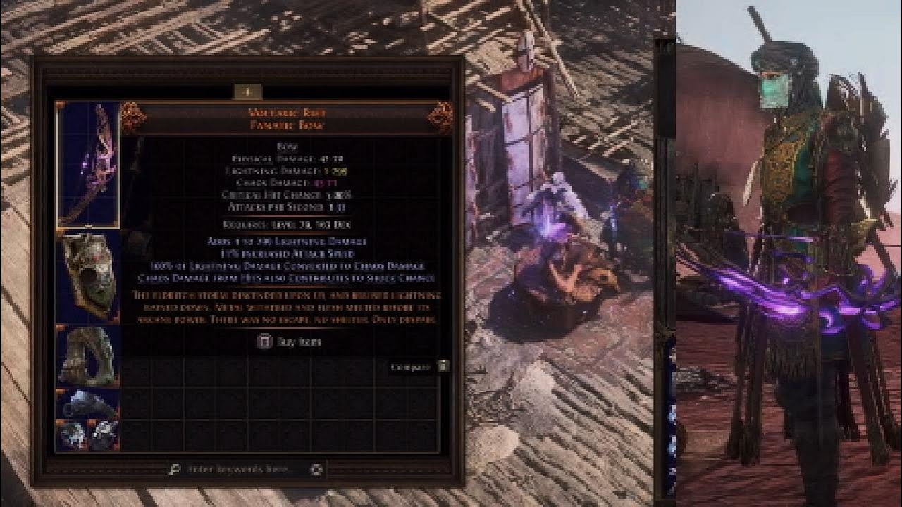 Path of Exile 2 T0 Unique from Moment of Zen Voltaxic Rift Model ...