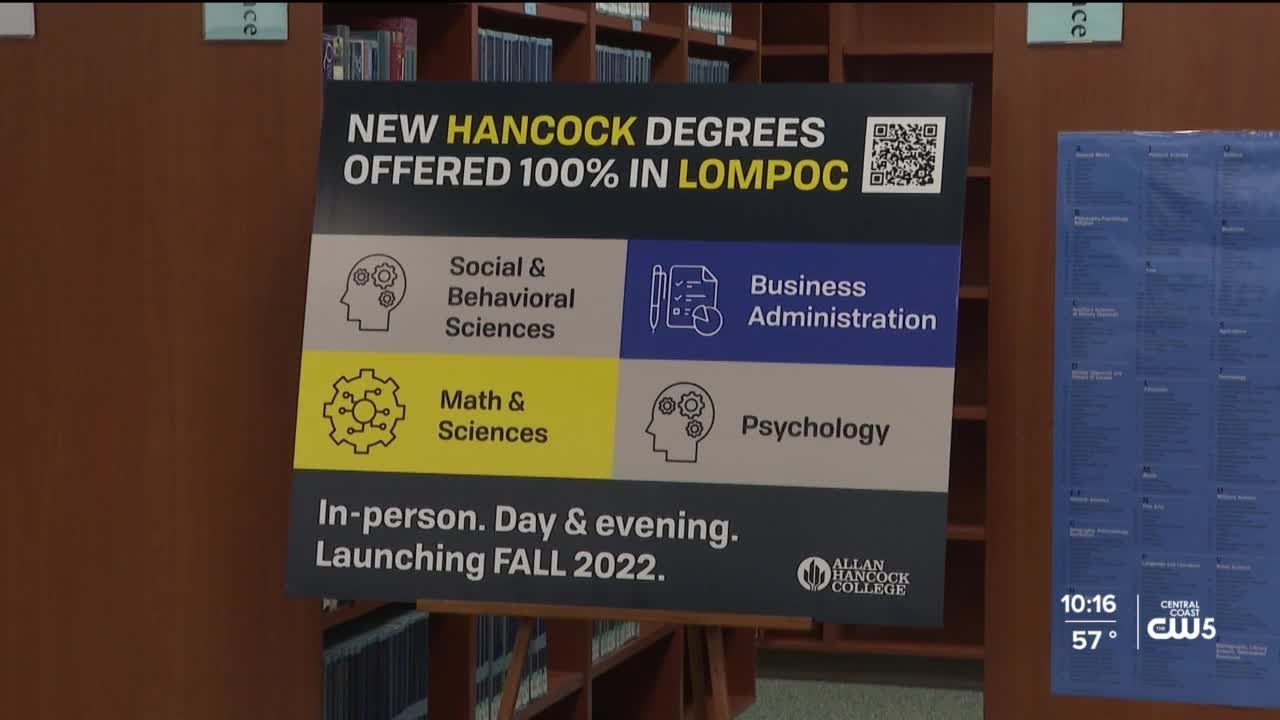 Allan Hancock College to offer degree programs at its Lompoc Valley ...