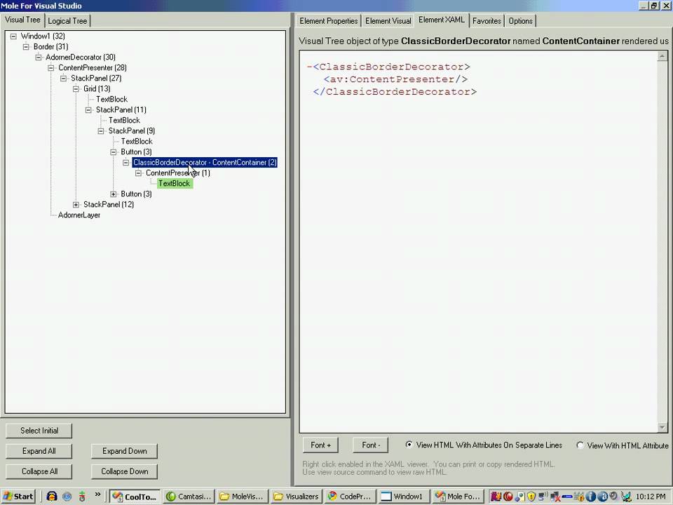 Using Mole as a WPF Debugger Visualizer - YouTube