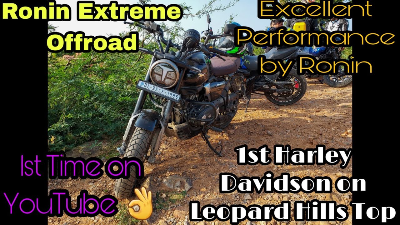 TVS Ronin Extreme Offroading | 1st Harley Davidson to Reach Leopard ...