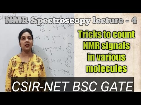 NMR spectroscopy,calculation number of NMR signals,solved problems of ...