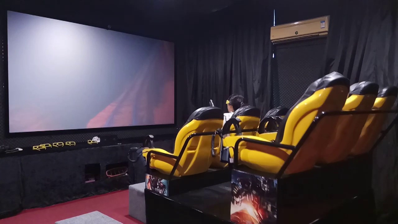 Easyfun interactive 12D Cinema with shooting gun - YouTube