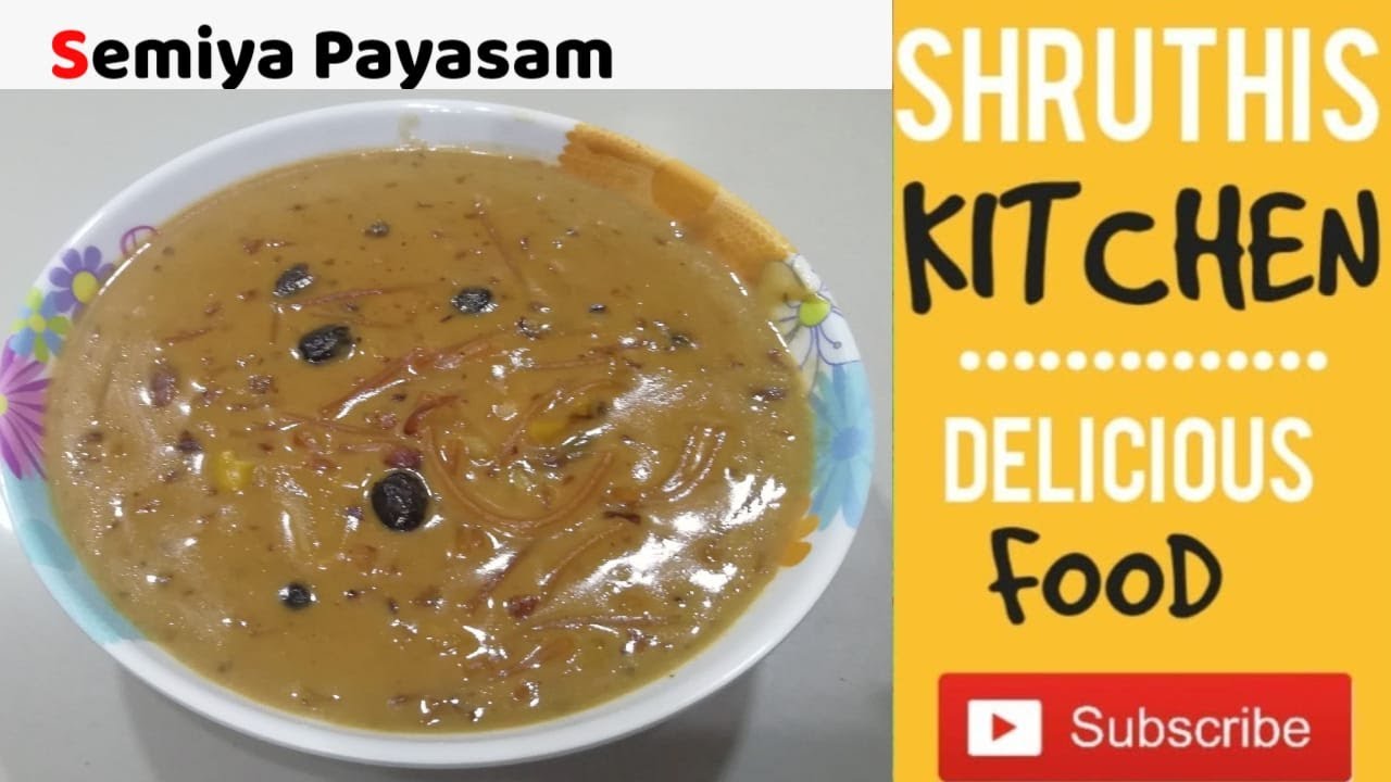 Semiya Pal Payasam Recipe in Tamil | Different way of Semiya Pal ...