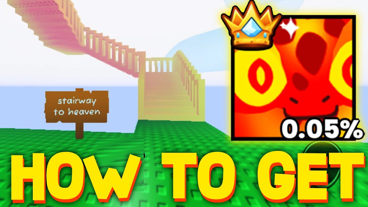 HOW TO GET STAIR WAY TO HEAVEN ENDING LOCATION in PET SIMULATOR 99 ...