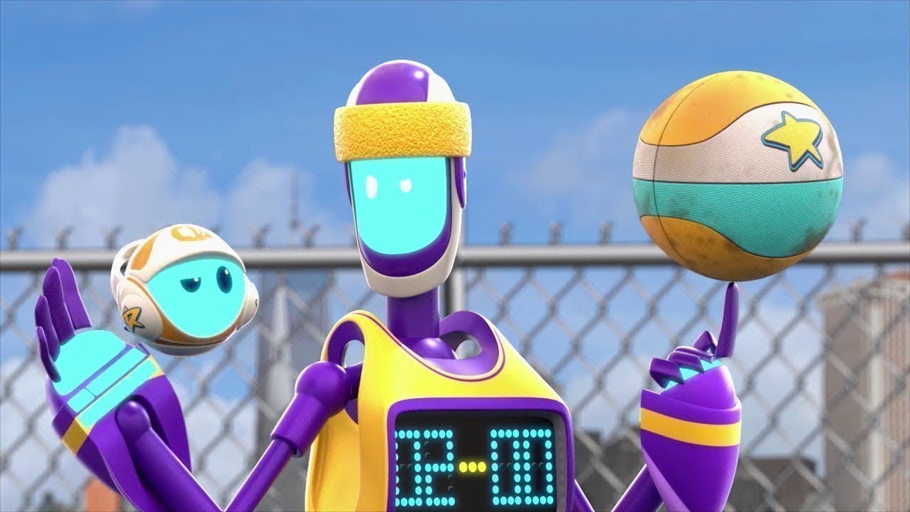 Space Ranger Roger | Unstoppable Basket Ball Bot - YouTube