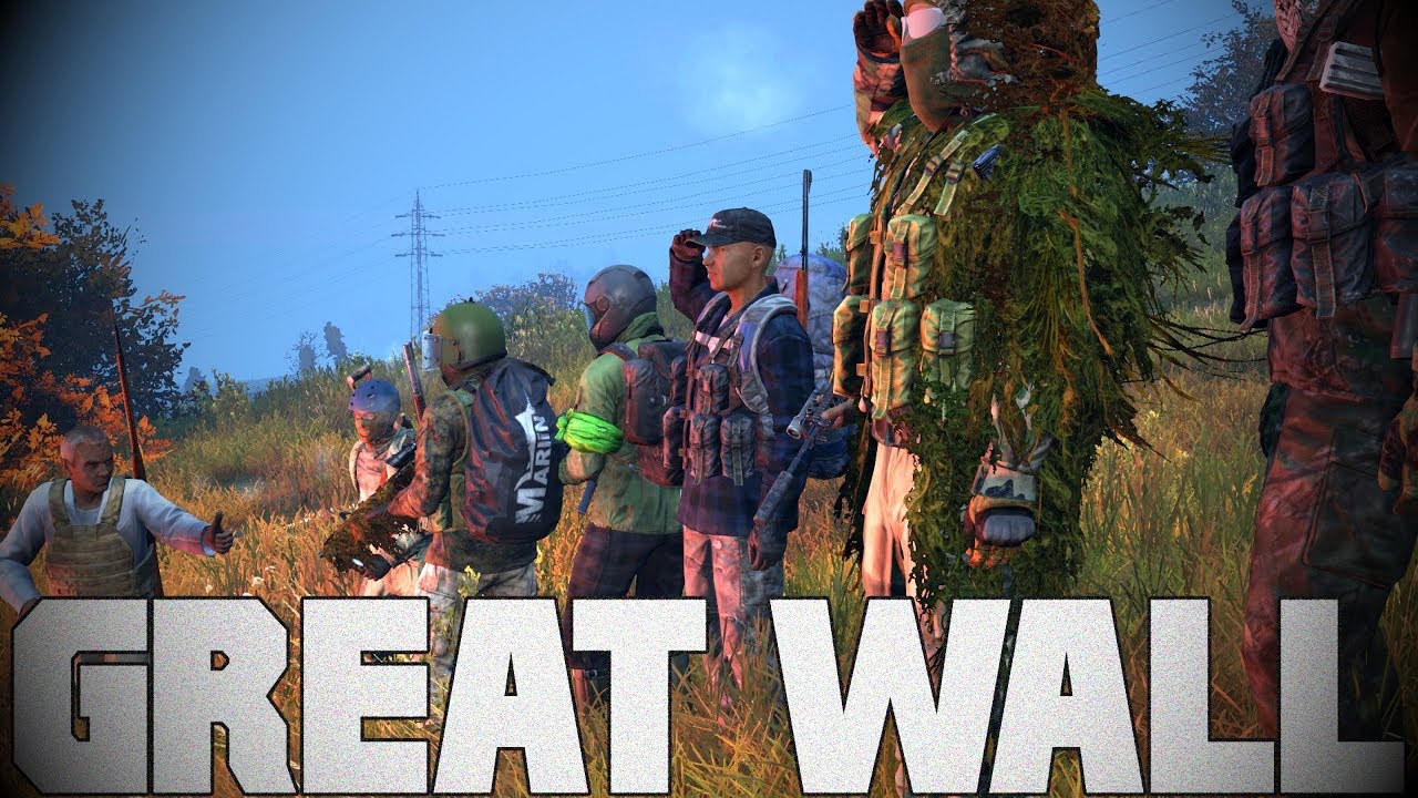 Chain Gang: Building The Great Wall Of Persistence (DayZ Village) - YouTube