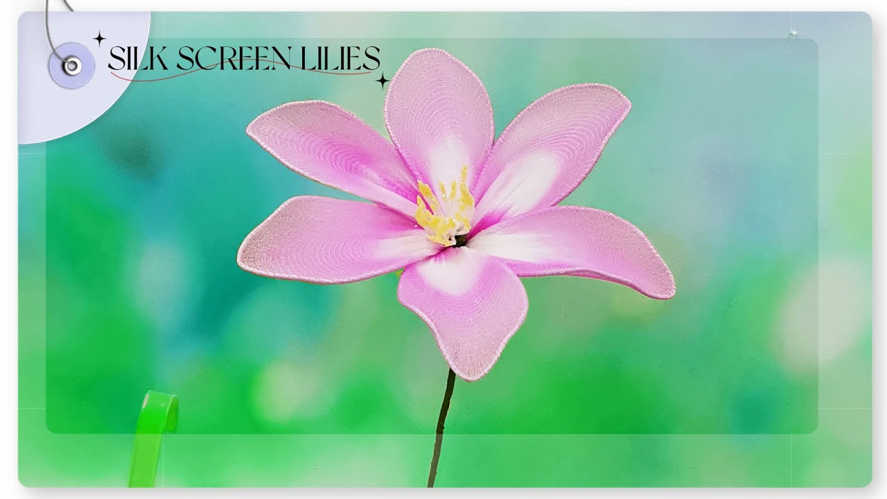 How to Make a Beautiful Nylon Flower! - YouTube