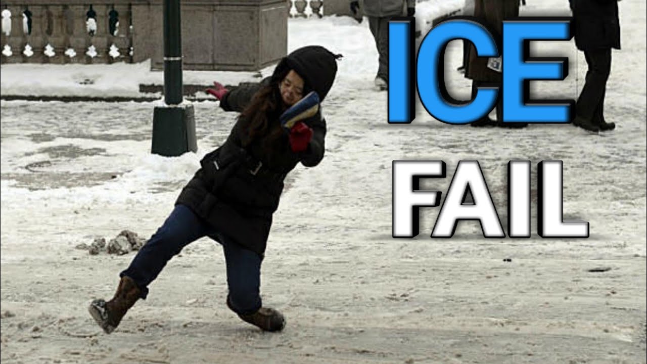 People Slipping on Ice Compilation - YouTube