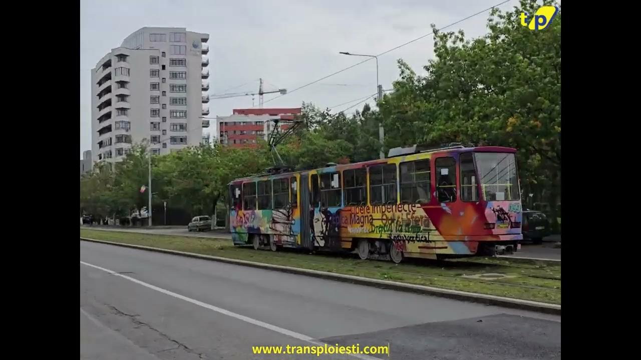 Tatra KT4D #099, Ploiești, 13.10.2024 - YouTube