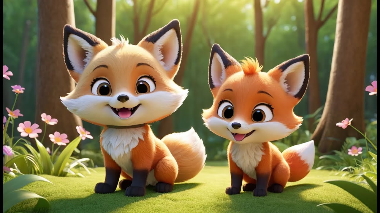 Little Fox Sneak Sneak Fun | Playful Kids Song | Silly Adventure Rhyme ...