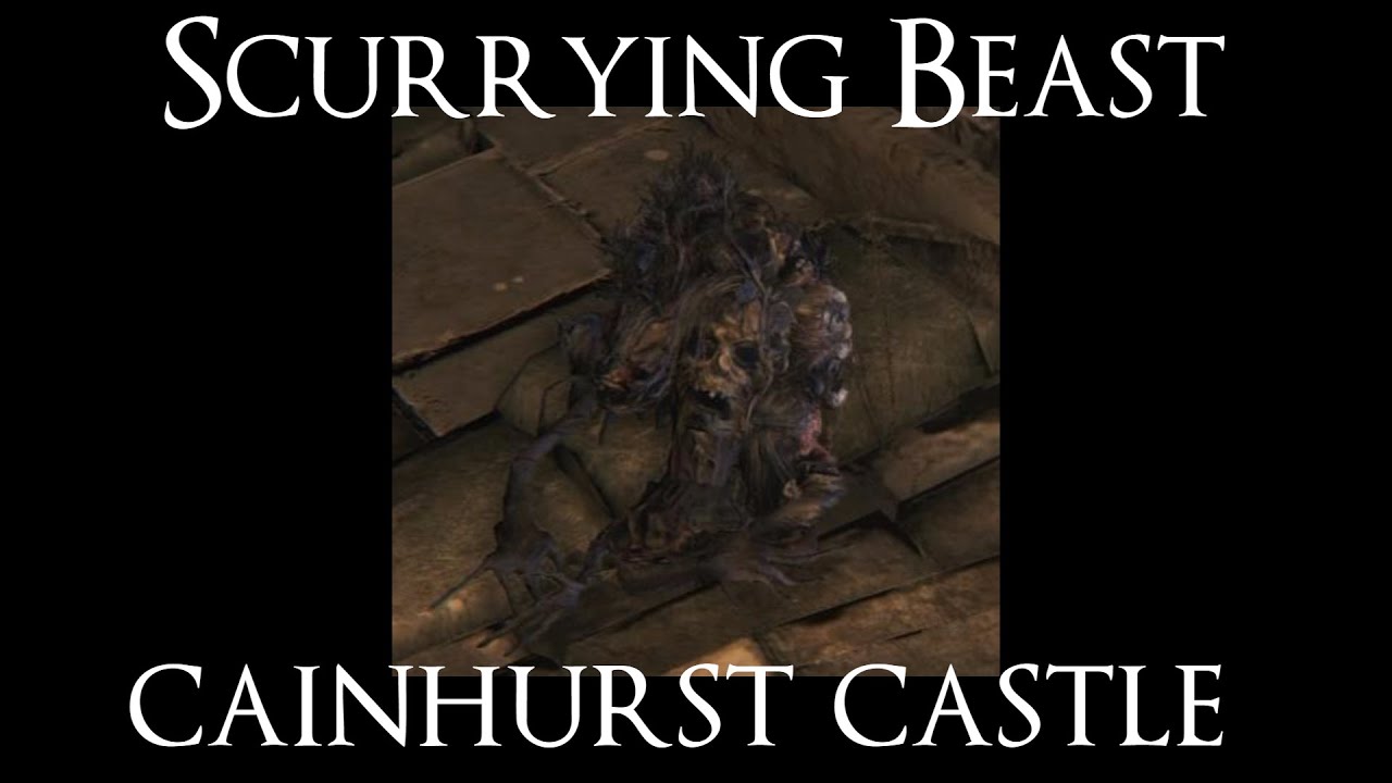 Bloodborne scurrying beast Cainhurst Castle - YouTube