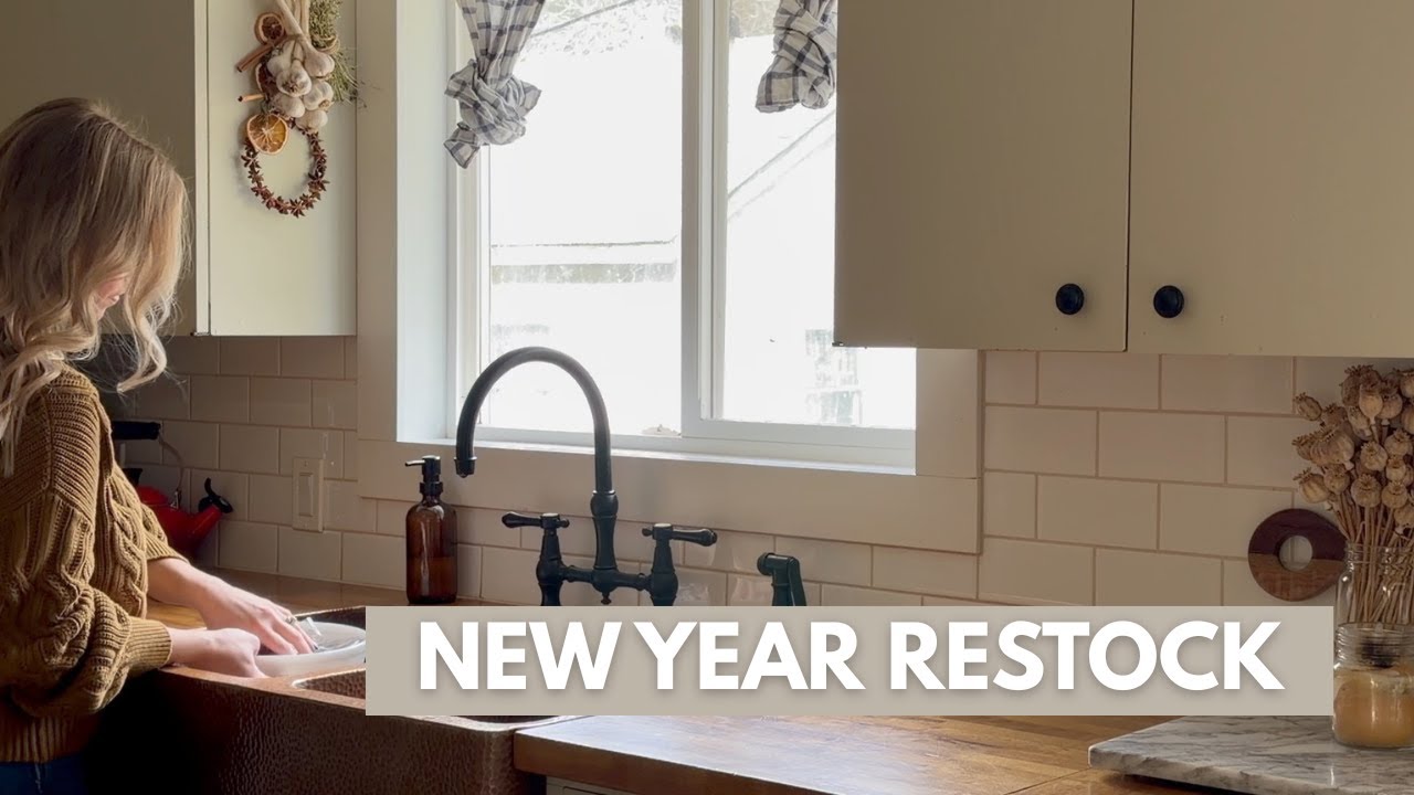Prepping and restocking for the new year - YouTube