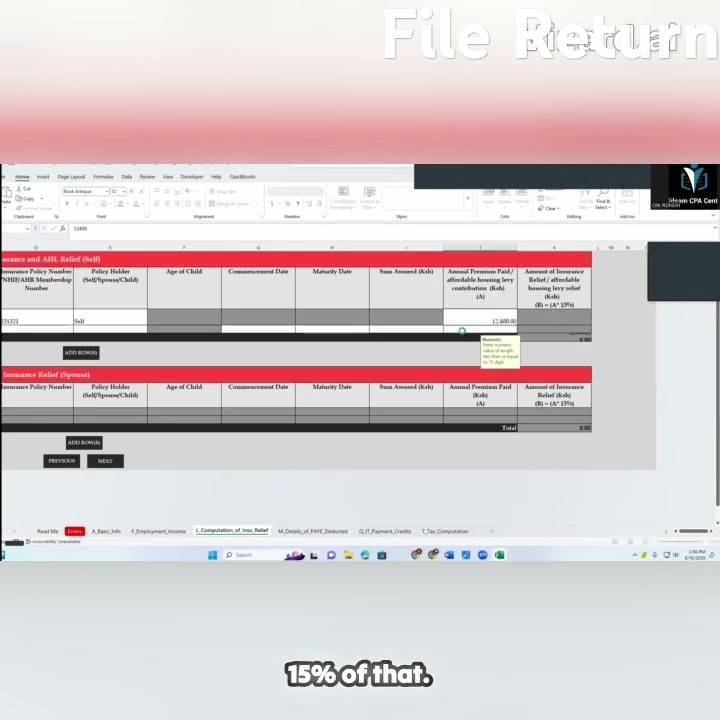 How to File KRA return 2025 Using Excel and p9 form #annualreturns # ...