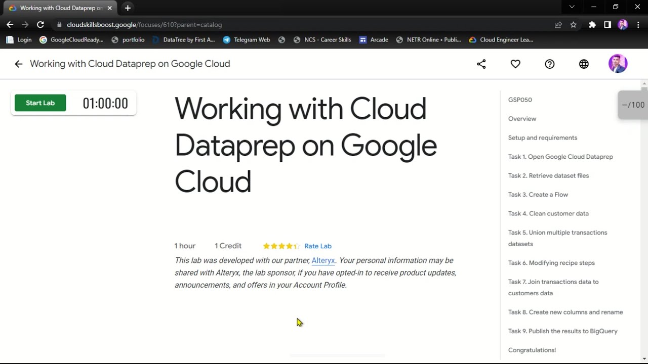 Working with Cloud Dataprep on Google Cloud [ GSP050 ] Solution - YouTube