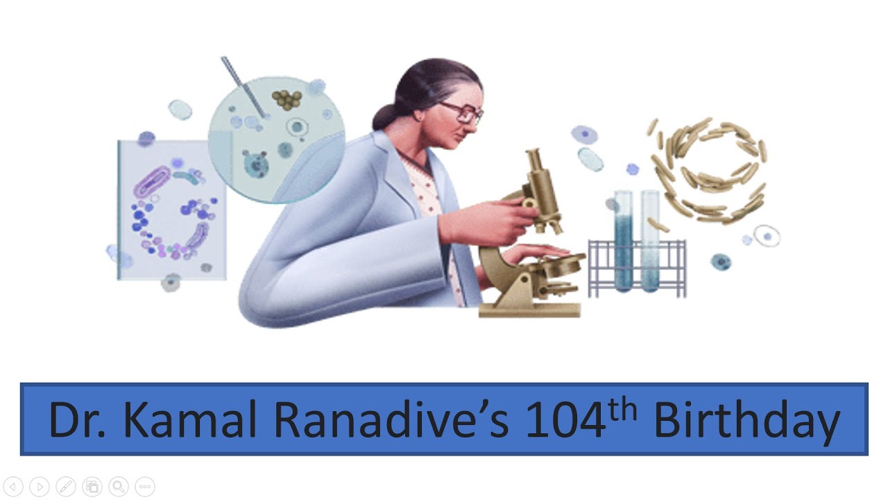 Dr. Kamal Ranadive’s 104th Birthday Google Doodle - YouTube