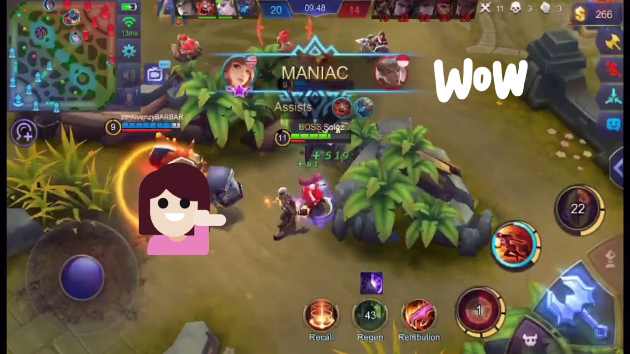 MOBILE LEGEND | BOSS SOLOZ WTF MOMENTS | best kill - YouTube