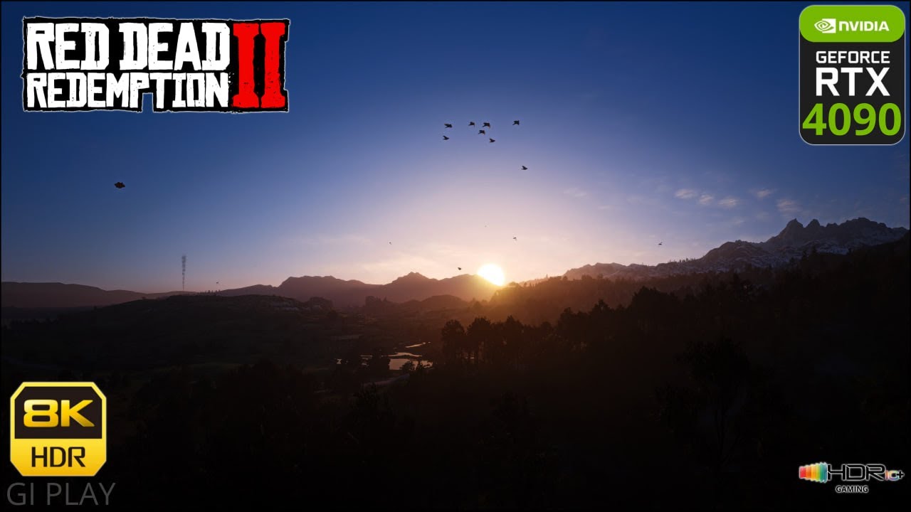 RDR2 - Timelapse - Sunrise and Sunset in 8K HDR - YouTube