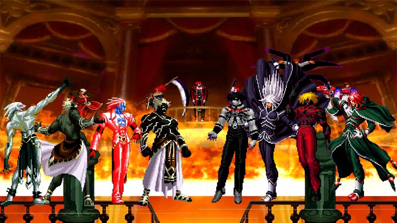 Kof Mugen Mukai/Magaki Team Vs Orochi/Igniz Team - YouTube