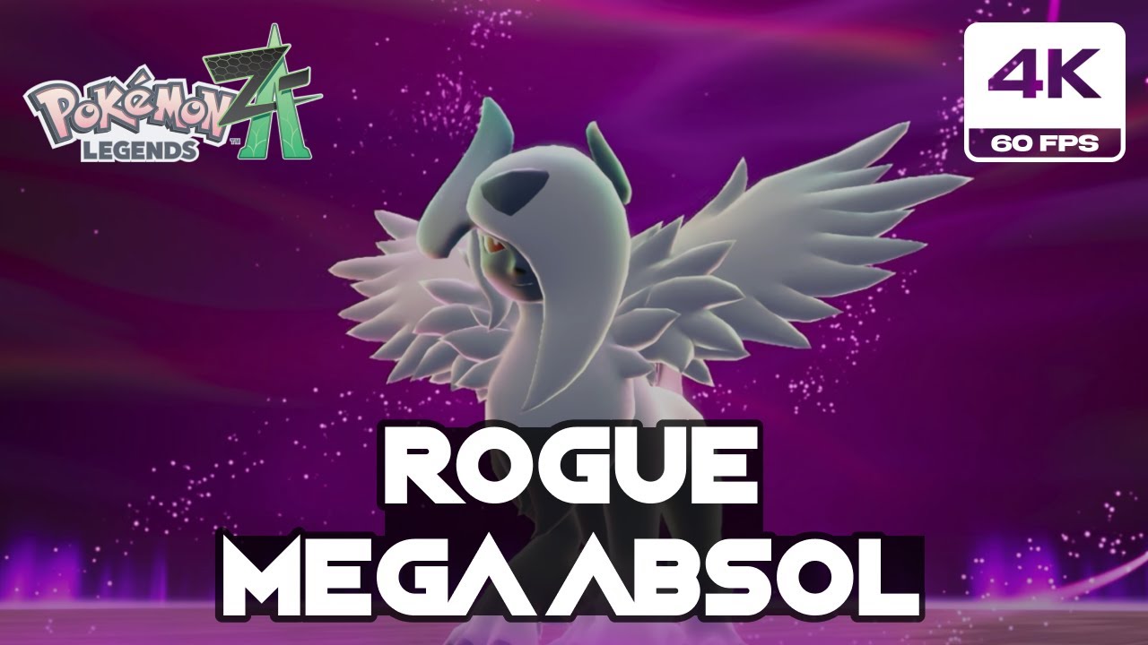 Pokemon Legends Z-A - Rogue Mega Absol Boss Fight (4K 60 FPS Nintendo ...