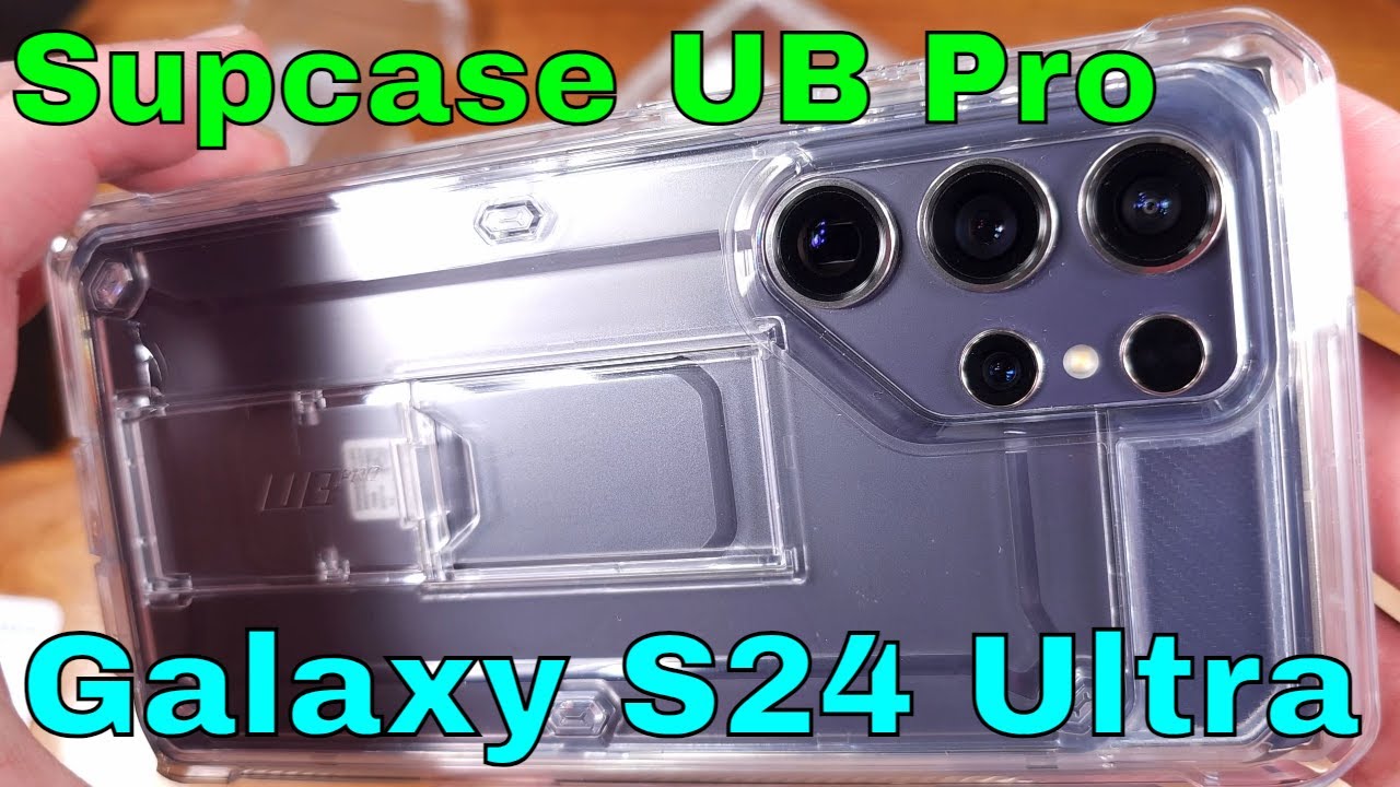 S24 Ultra Clear Case - Supcase UB Pro - YouTube