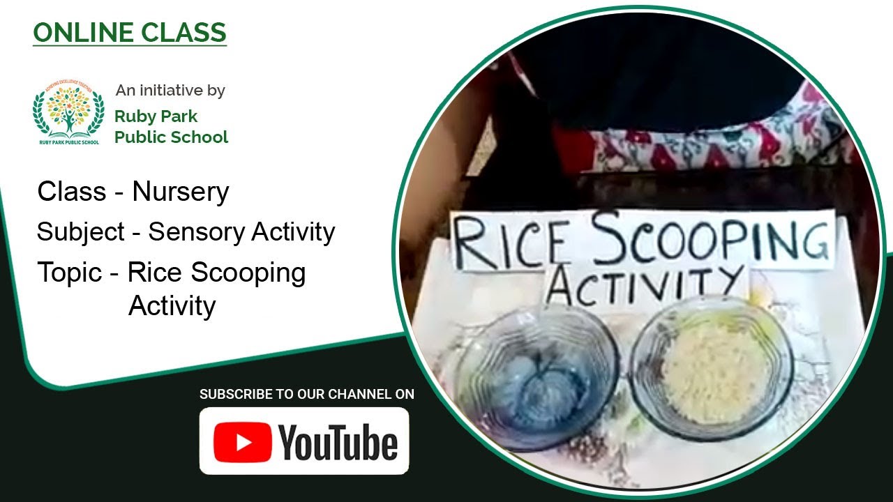 Nursery | Rice Scooping Activity | Sensory Activity | Fine Motor Skills ...