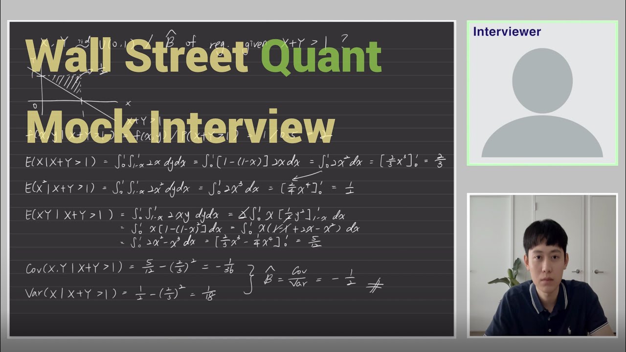 Wall Street Quant interview be likes | 華爾街量化交易面試 (中英文字幕) - YouTube