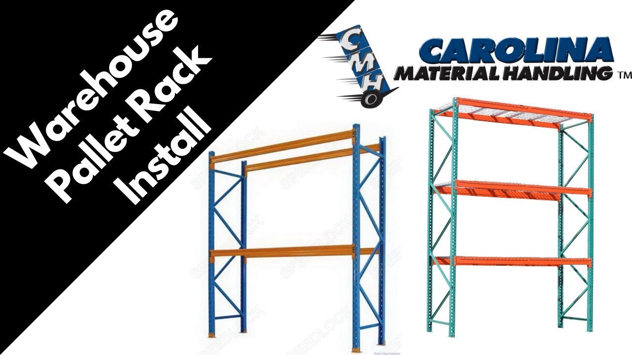 Warehouse Pallet Rack Install - YouTube