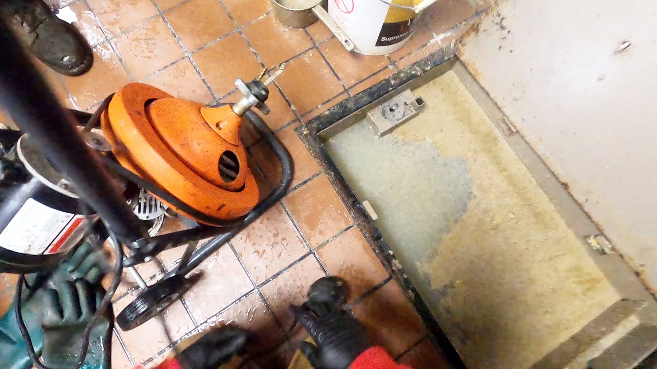 Drain Pros Ep. 9 - Chinese Restaurant Drain Grease Clog - YouTube