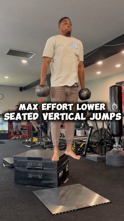Seated VERTICAL Jumps for Explosive Power | 4 sets of 5 jumps # ...