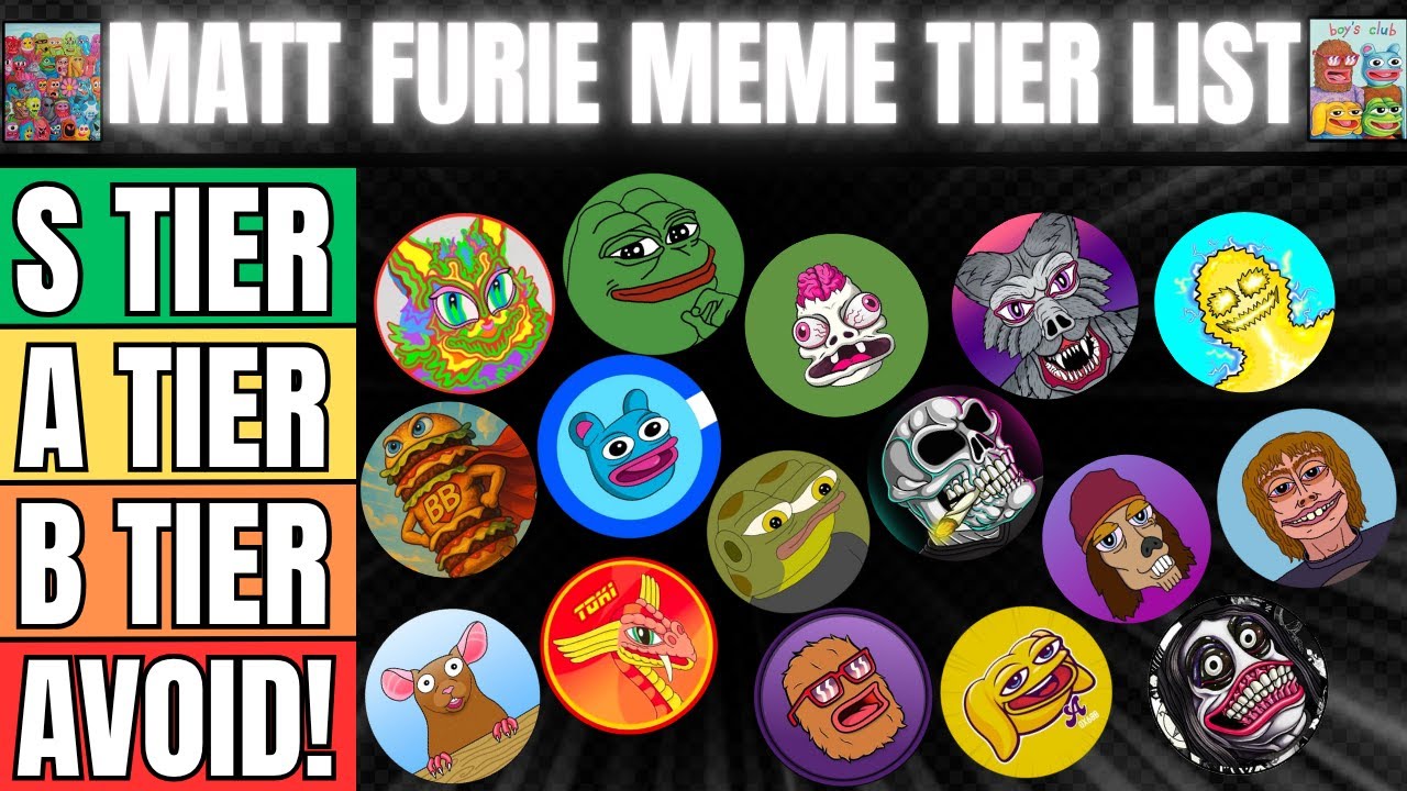 THE ULTIMATE MATT FURIE MEMECOIN TIER LIST FOR 2025! - YouTube