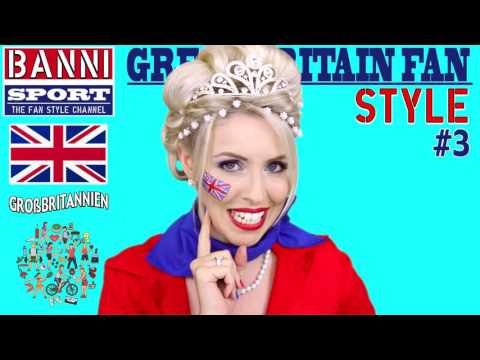 FACEBOOK: Großbritannien Great Britain Büyük Britanya Sport Fan Style & National Sports Make-up