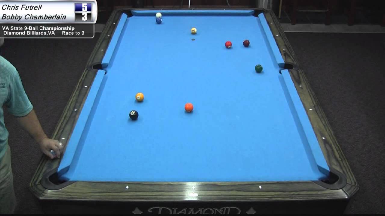 Chris Futrell vs Bobby Chamberlain at the 2011 VA State 9-Ball ...