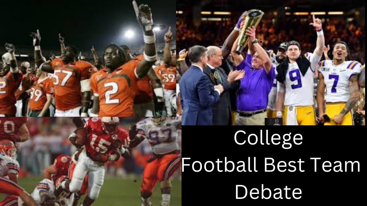 The Greatest College Football Team Of All Time? 2001 Miami vs. 2019 LSU ...