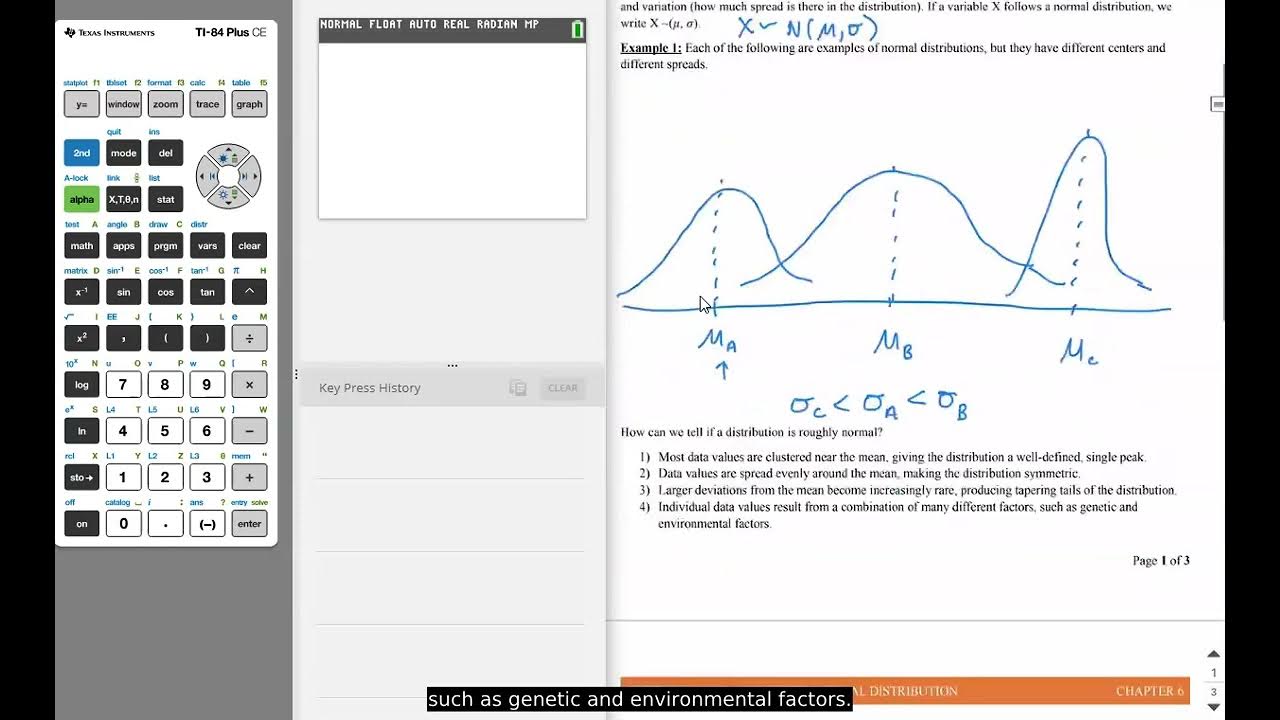 The Normal Distribution Part 1 - YouTube