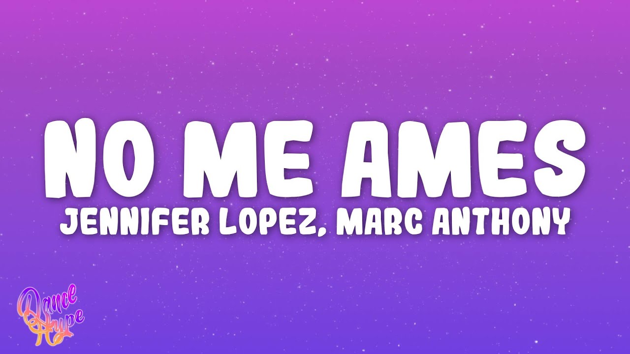 Jennifer Lopez - No Me Ames ft. Marc Anthony - YouTube Music