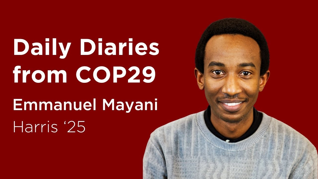 COP29 Daily Diaries: Emmanuel Mayani, Harris '25 - YouTube