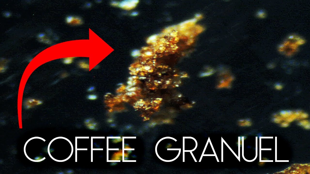 Microscope ASMR | Coffee Under the Microscope | Crystal like shapes ...
